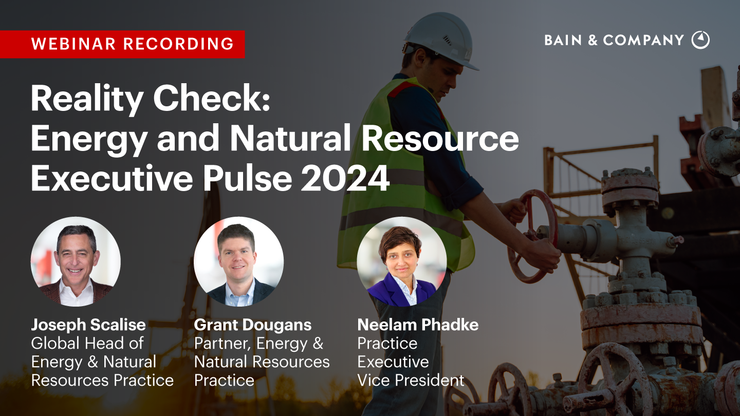 Inside the 2024 Energy and Natural Resource Executive Pulse Survey ...