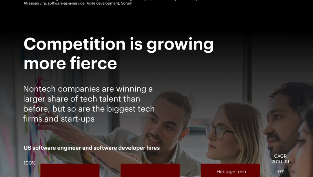 Infographic: How to Win the Expanding War for Tech Talent | Bain & Company