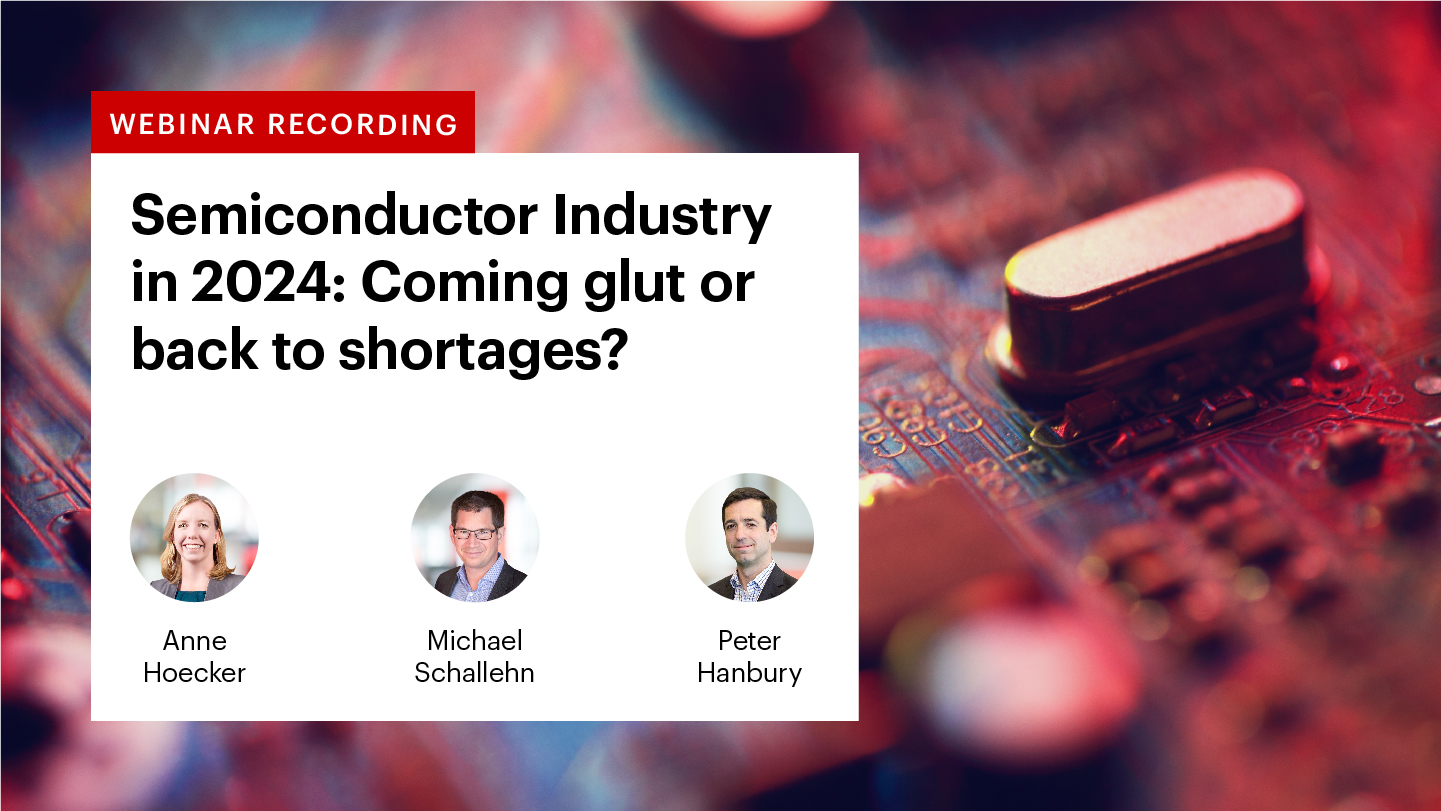 What’s Ahead for the Semiconductor Industry in 2024 | Bain & Company