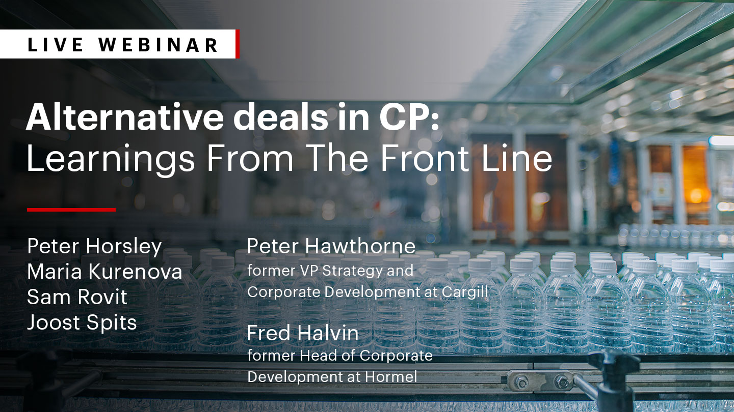 Alternative Deals in Consumer Products: Lessons from the Front Line ...